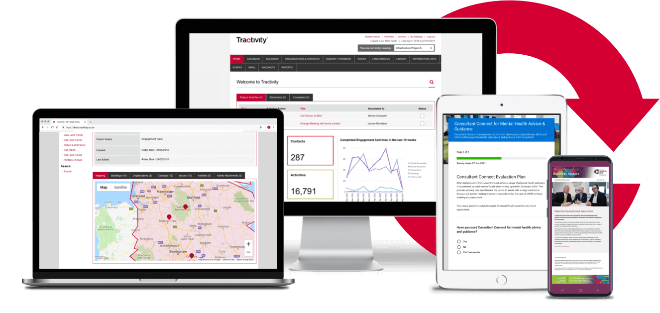 Stakeholder Management Software Features - Tractivity